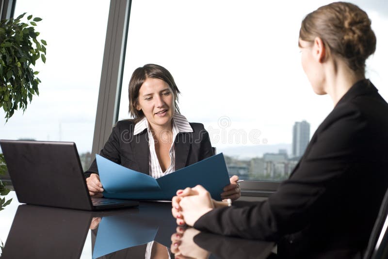 Business interview stock photo. Image of businessperson - 28968532