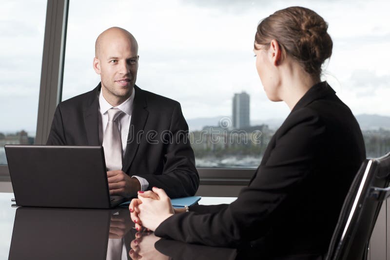 Business interview stock image. Image of businesswoman - 23401061