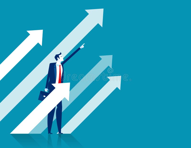 Direction Strategy Determine Concept Illustration Stock Vector ...