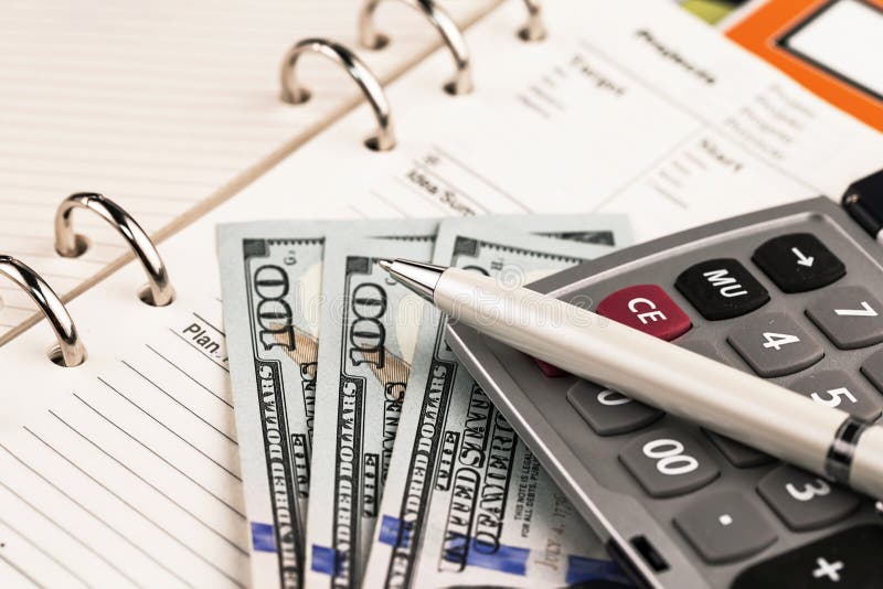 Items for Doing Business in the Office on the Table Stock Photo - Image ...