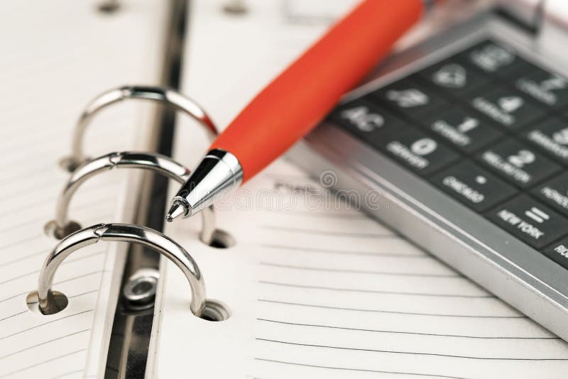 Items for Doing Business in the Office on the Table Stock Image - Image ...