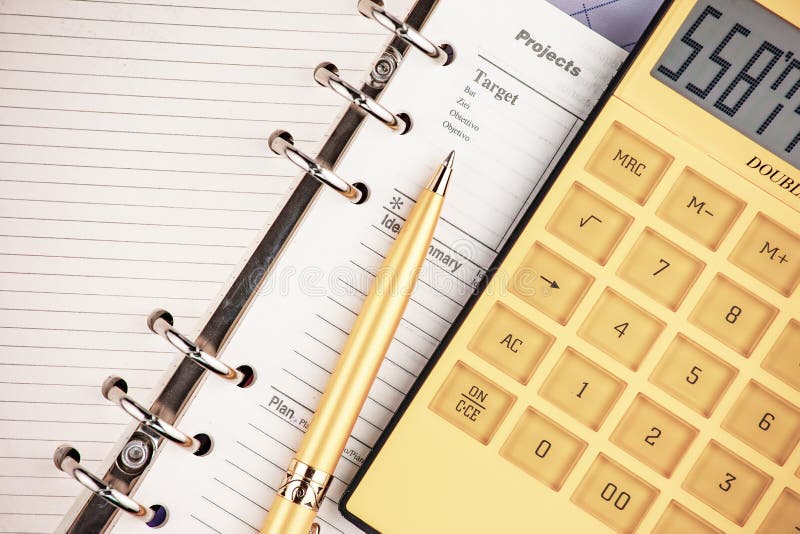 Items for Doing Business in the Office on the Table Stock Image - Image ...