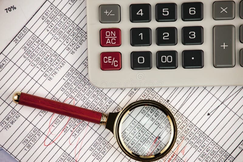 Items for Doing Business in the Office on the Table Stock Image - Image ...