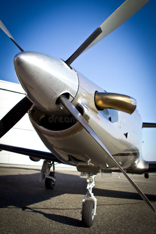 Business Jet stock photo. Image of private, airport, transportation ...