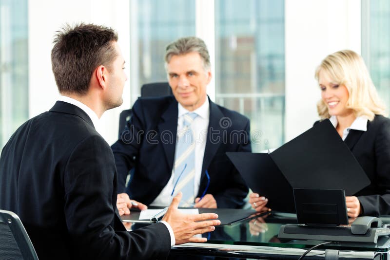 Business - Job Interview stock photo. Image of black - 20034952