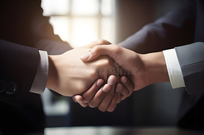 Business Concept Join Hand, Team Work Concept . Generative AI Stock ...
