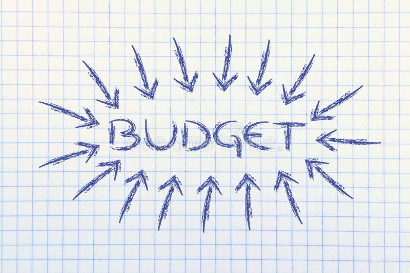 Business Key Concepts: Budget Stock Image - Image of arrow, idea: 34577909