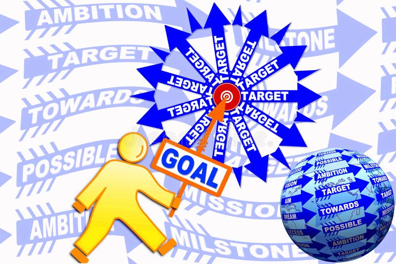 Business Key Words and Icon Design Stock Illustration - Illustration of ...