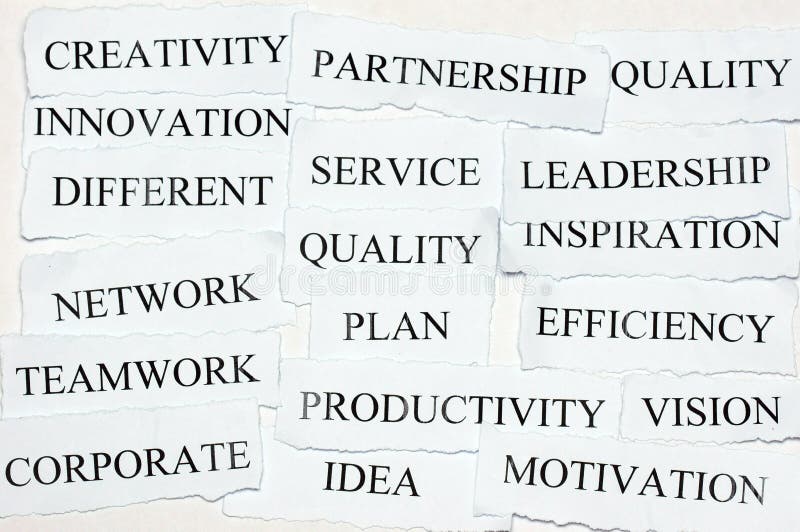 Business keywords stock image. Image of catchword, incentive - 4491813