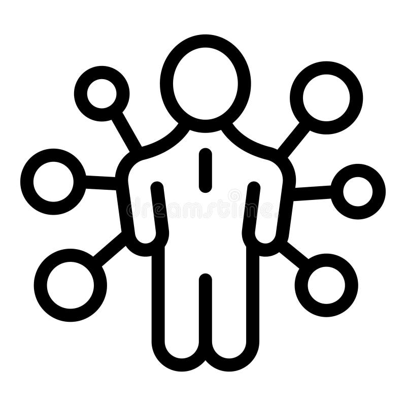 Business Knowledge Gain Icon Outline Vector. Mastery Enhancement Stock ...