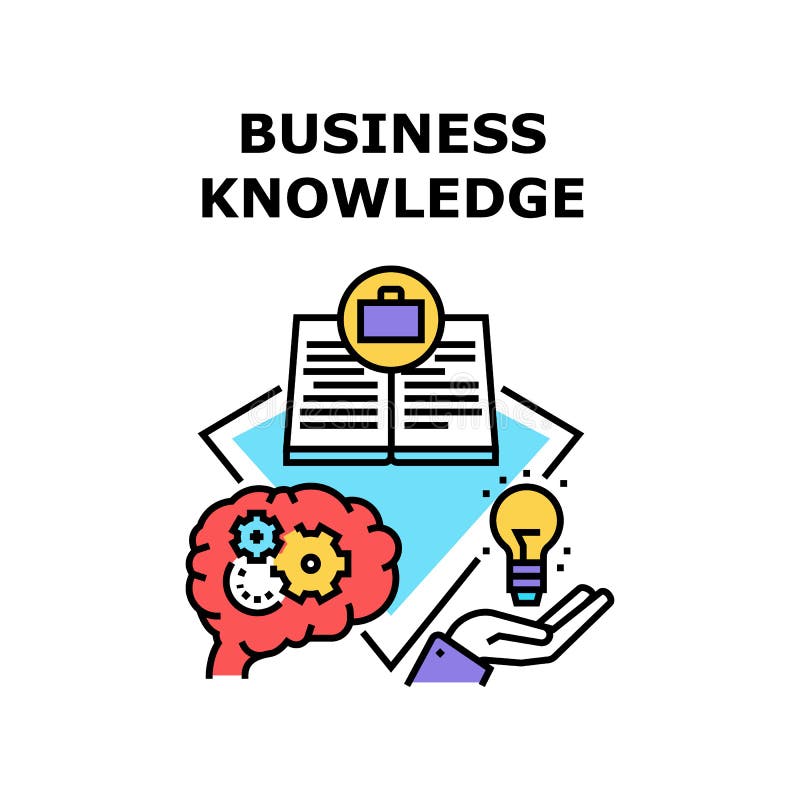 Business Knowledge Process Vector Concept Color Stock Vector ...