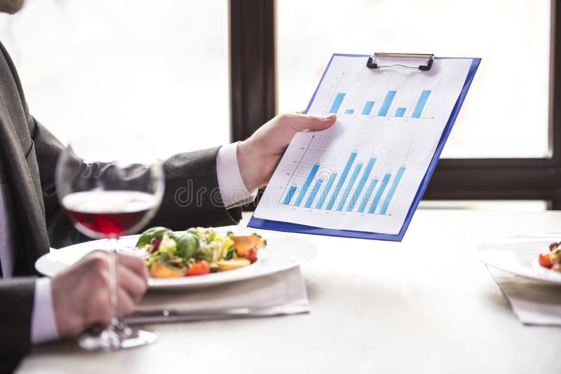 Business lanch stock image. Image of hands, office, laptop - 52017279