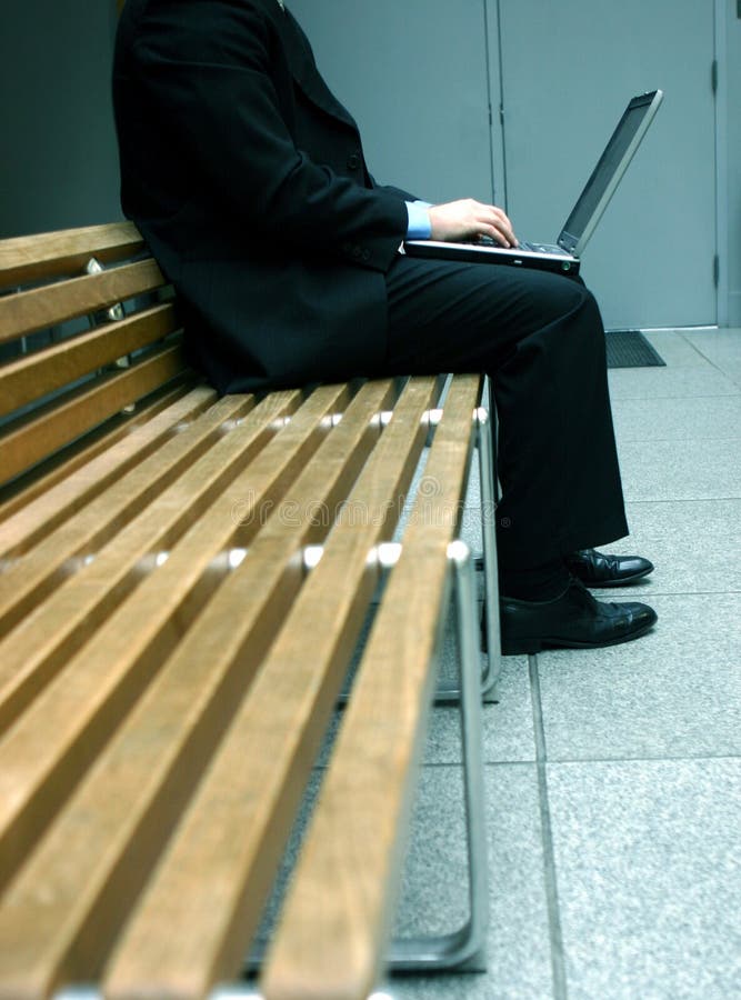 Business laptop stock image. Image of motion, male, business - 69695