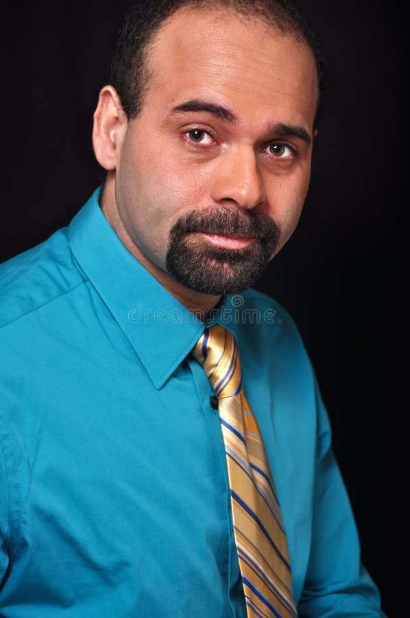 Hairy man portrait. stock photo. Image of macho, latin - 18128684