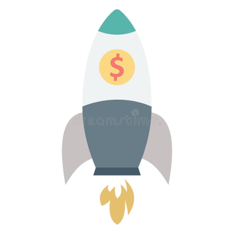 Business Launch Color Vector Icon Which Can Easily Modify or Edit Stock ...