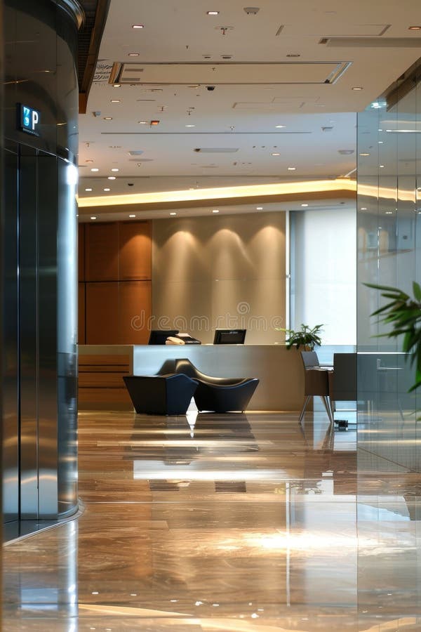 Business Layout with Ample Room for Promotional Text. Stock ...