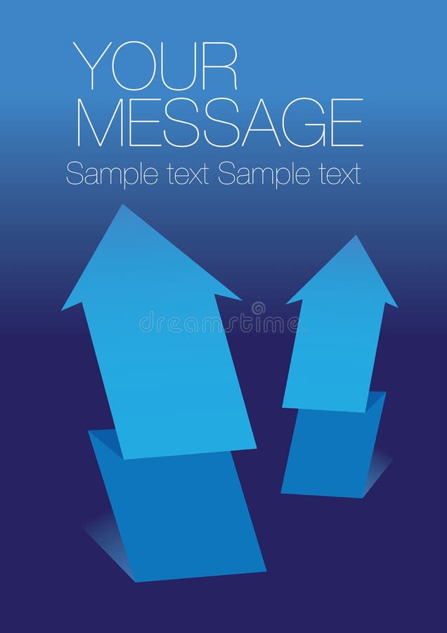 Business Layout with Illustrate Arrows Stock Vector - Illustration of ...