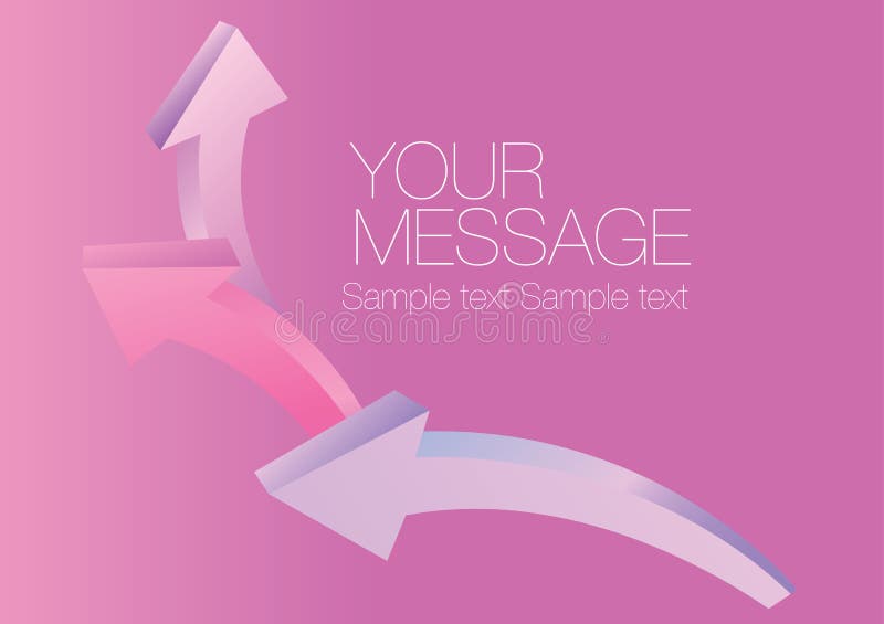 Business Layout with Illustrate Arrows Stock Vector - Illustration of ...