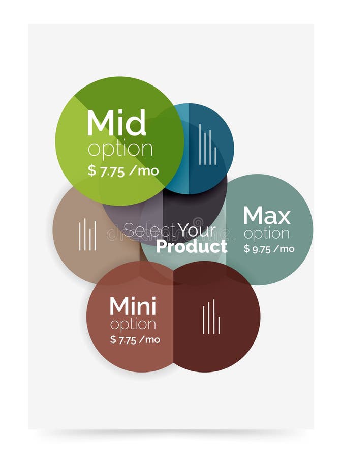 Business Layout - Select Your Product with Sample Options Stock Vector ...
