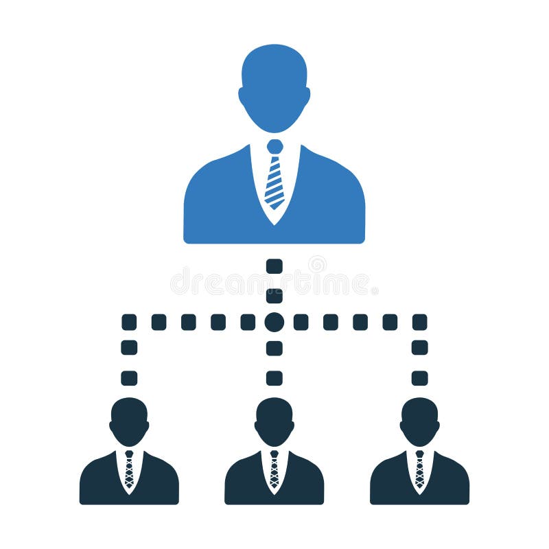 Leader, Manager Icon. Simple Editable Vector Illustration Stock Vector ...