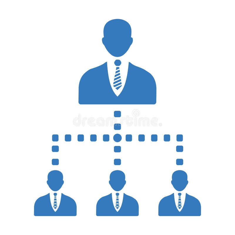 Business Leader, Manager, Boss Icon, Blue Vector Stock Vector ...