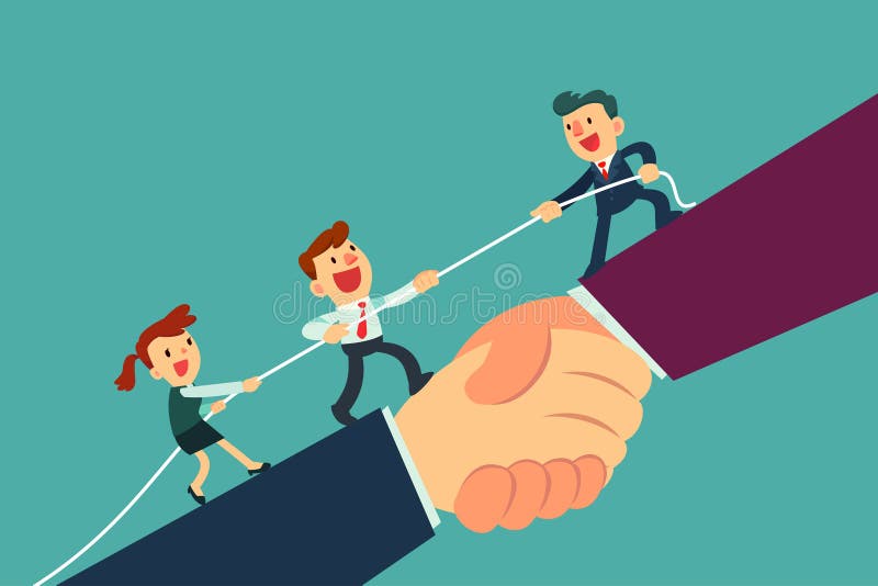 Team Helping Hand Up Stock Illustrations – 269 Team Helping Hand Up ...