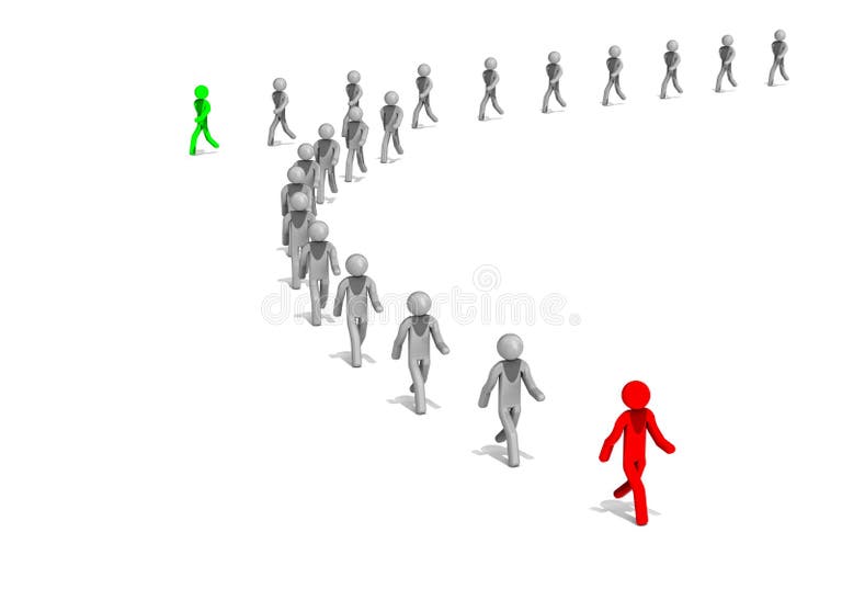 Taking Different Path Stock Illustrations – 69 Taking Different Path ...