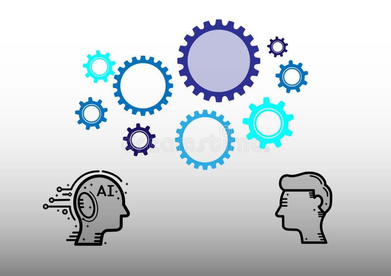 Business Learning Concept Conversation between Humans and Artificial ...