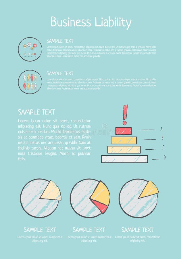 Business Liability Analysis Vector Illustration Stock Vector ...