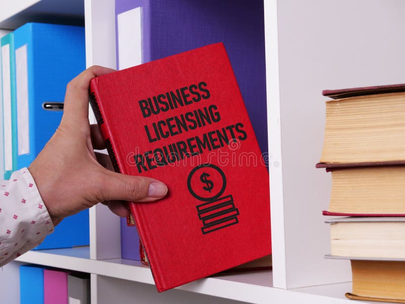 Business Licensing Requirements is Shown Using the Text Stock Image ...