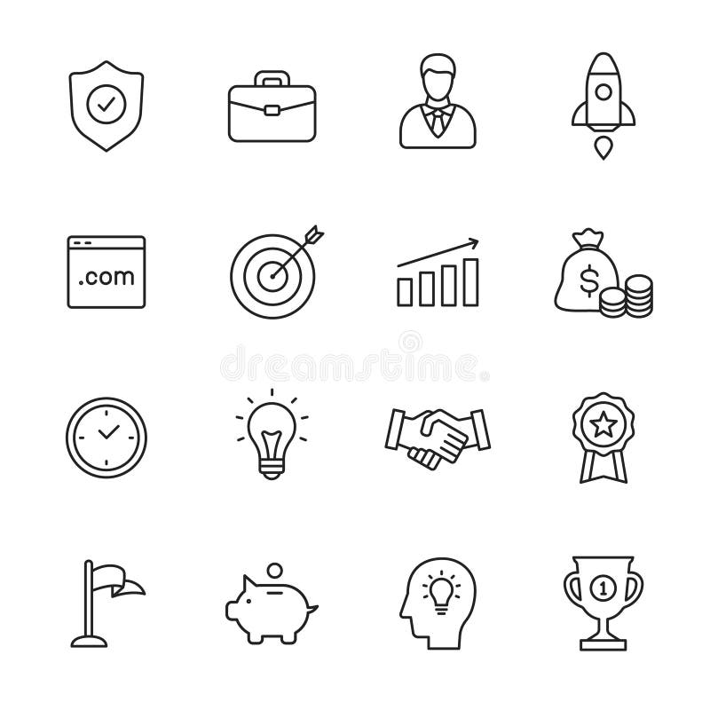 Business Objective Icon Stock Illustrations – 22,960 Business Objective ...