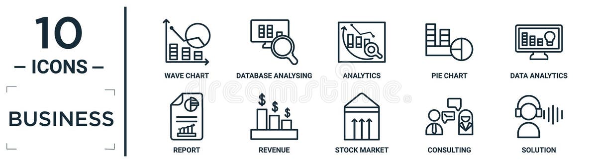 Business Consulting Icon Solution Linear Stock Illustrations – 454 ...