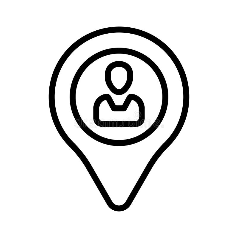 Business Location Map Icon Flat Isolated Vector Stock Vector ...