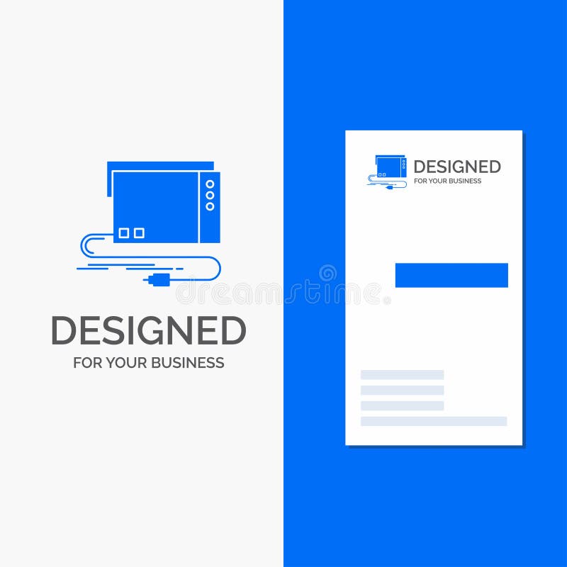 Business Logo for Audio, Card, External, Interface, Sound. Vertical ...