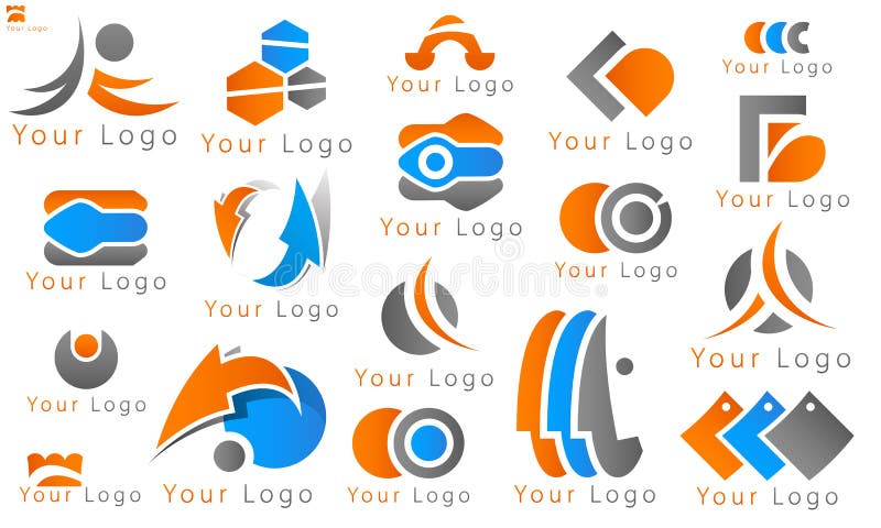Business Logo Company Set Icon Stock Vector - Illustration of arrow ...