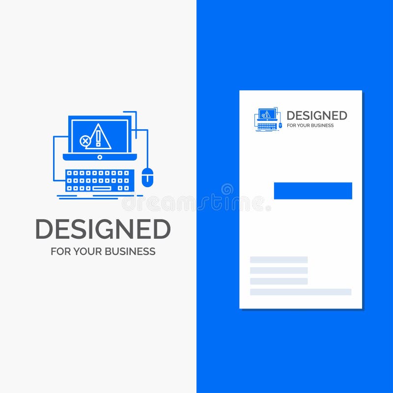 Business Logo for Computer, Crash, Error, Failure, System. Vertical ...