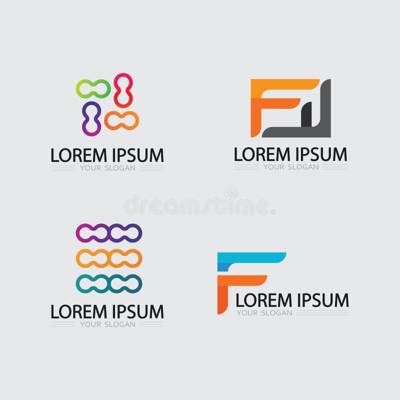 Business Logo and Design Icon Sign Illustration Stock Illustration ...