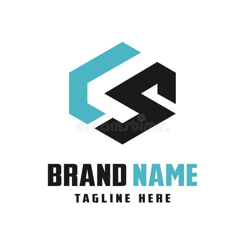 Business Logo Design Letters LS Stock Illustration - Illustration of ...