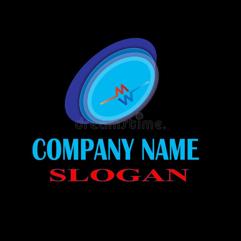 Logo Designed for Starting a New Business Company Stock Photo - Image ...