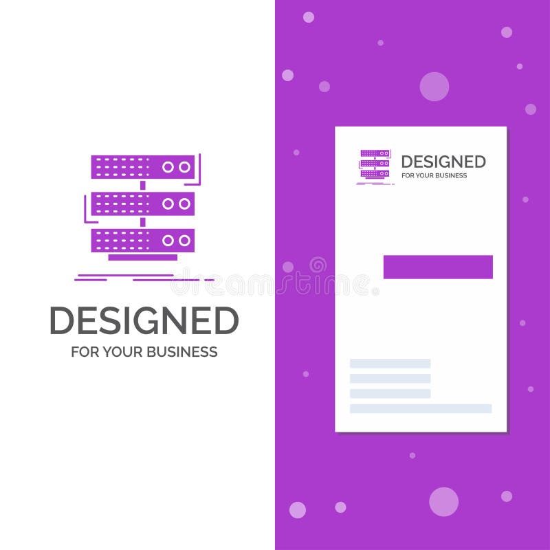 Business Logo for Server, Storage, Rack, Database, Data. Vertical ...