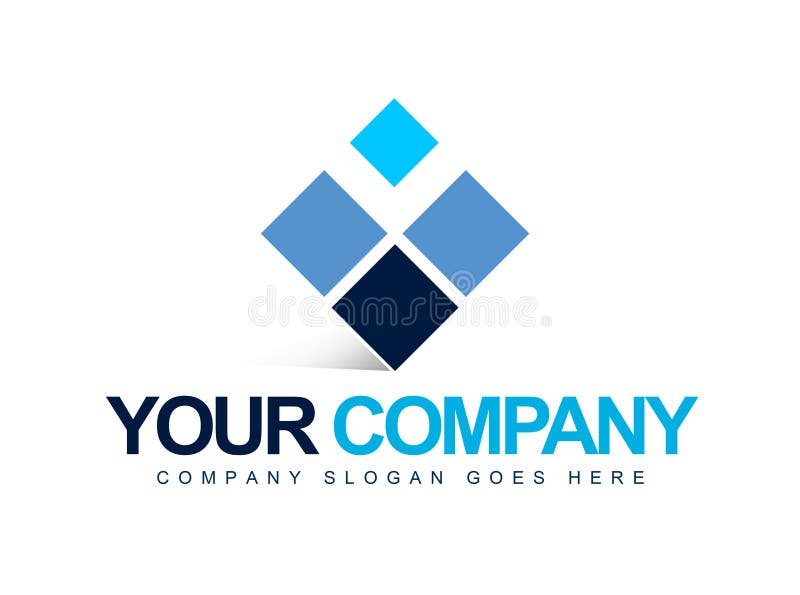 Business Logo Squares stock illustration. Illustration of shape - 27438231