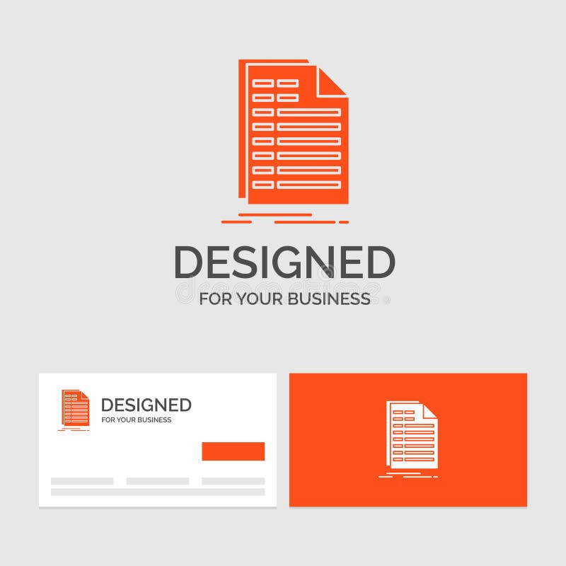 Business Logo Template for Bill, Excel, File, Invoice, Statement ...