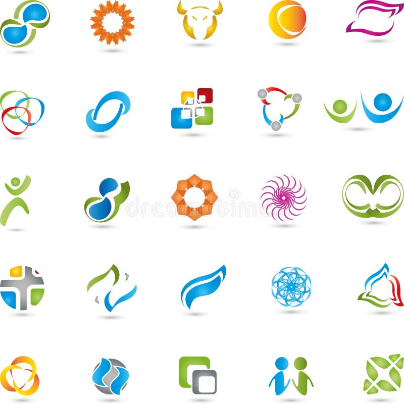 Business, Logos, Collection, Services Stock Vector - Illustration of ...