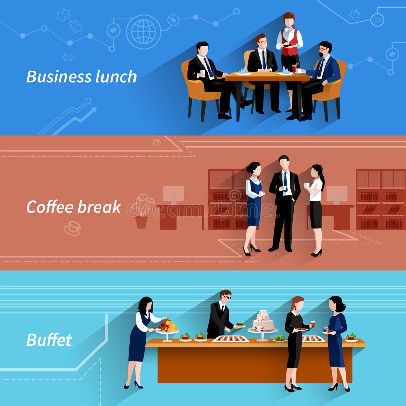 Work Team Lunch Stock Illustrations – 759 Work Team Lunch Stock ...