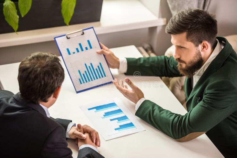 Business lunch stock image. Image of lunch, chart, computer - 54863325