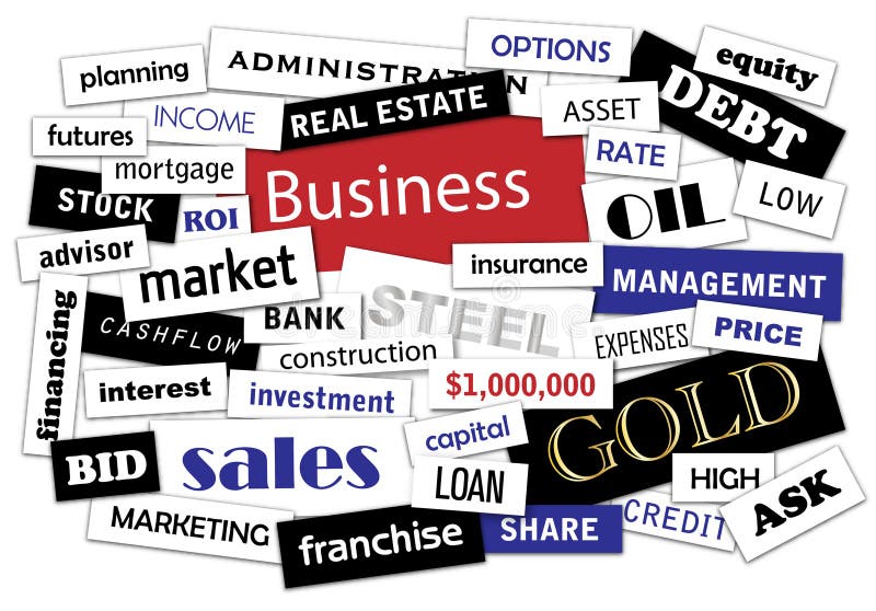 Business Magazines pieces stock vector. Illustration of cloud - 17097914