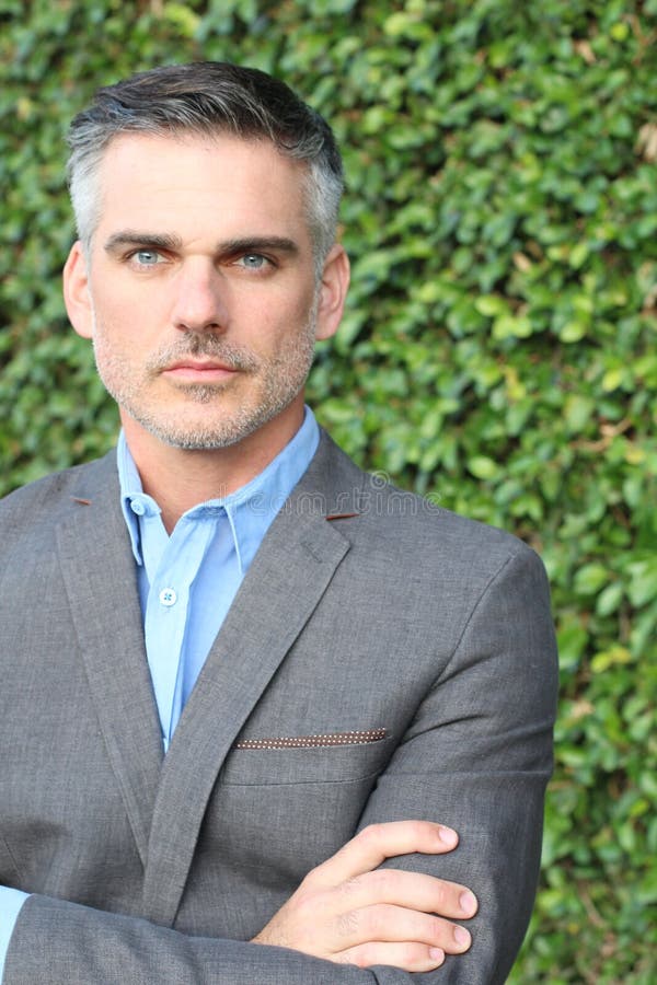 Business Magnate with Arms Crossed Stock Image - Image of human ...