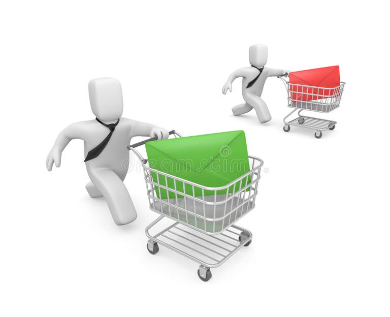 Business mail stock illustration. Illustration of competition - 23639423