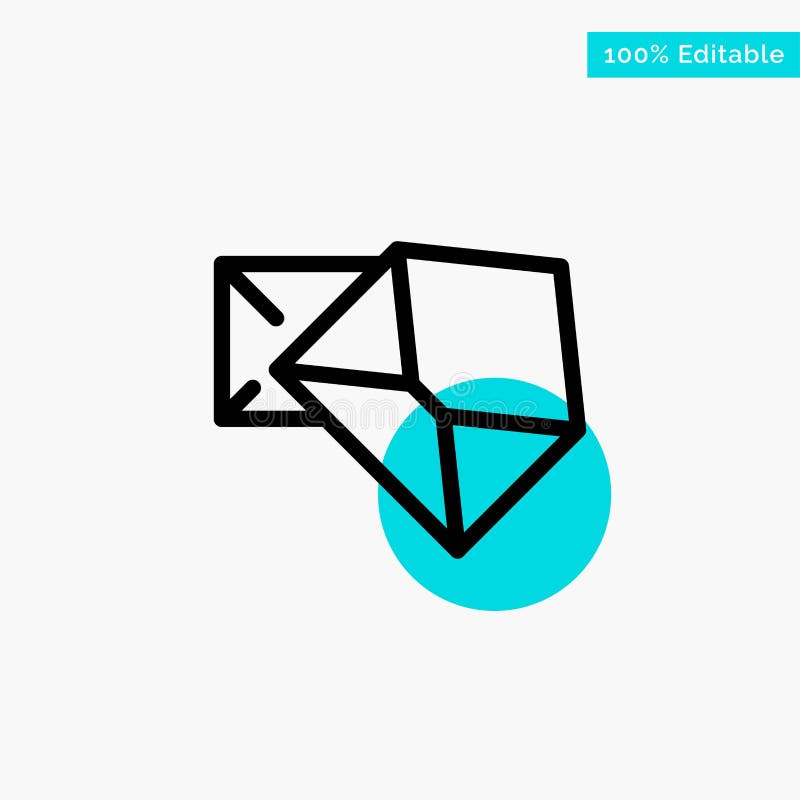 Business, Mail, Message, Open Turquoise Highlight Circle Point Vector ...