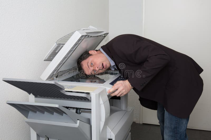 Fake Money on Copy Machine in Office Stock Photo - Image of businessman ...